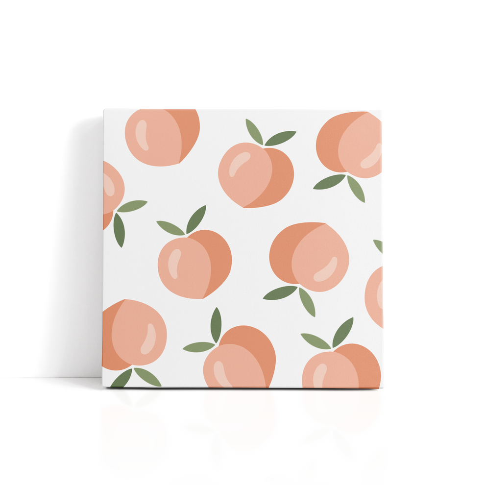 "Peachy Keen" 8x8 Paint by Number Kit – Måla Paint by Numbers Australia